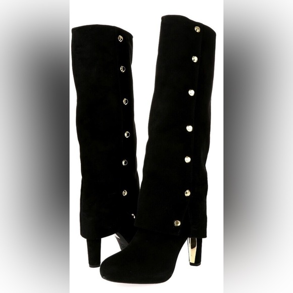 Stuart Weitzman | Shoes | Stuart Weitzman Spats Tall Knee High Black ...